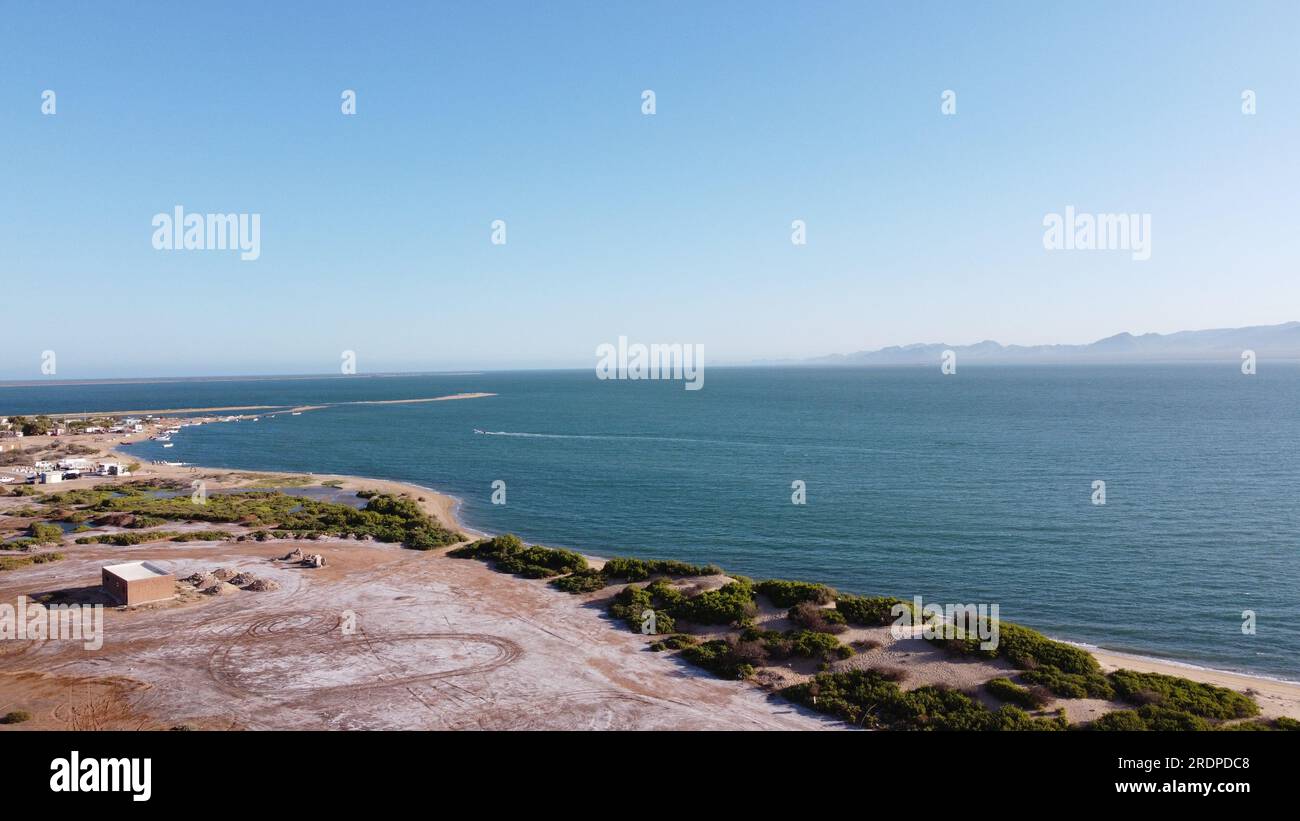PHOTOGRAPHY WITH DRONE IN PUNTA CHUECA SONORA MEXICO Stock Photo - Alamy