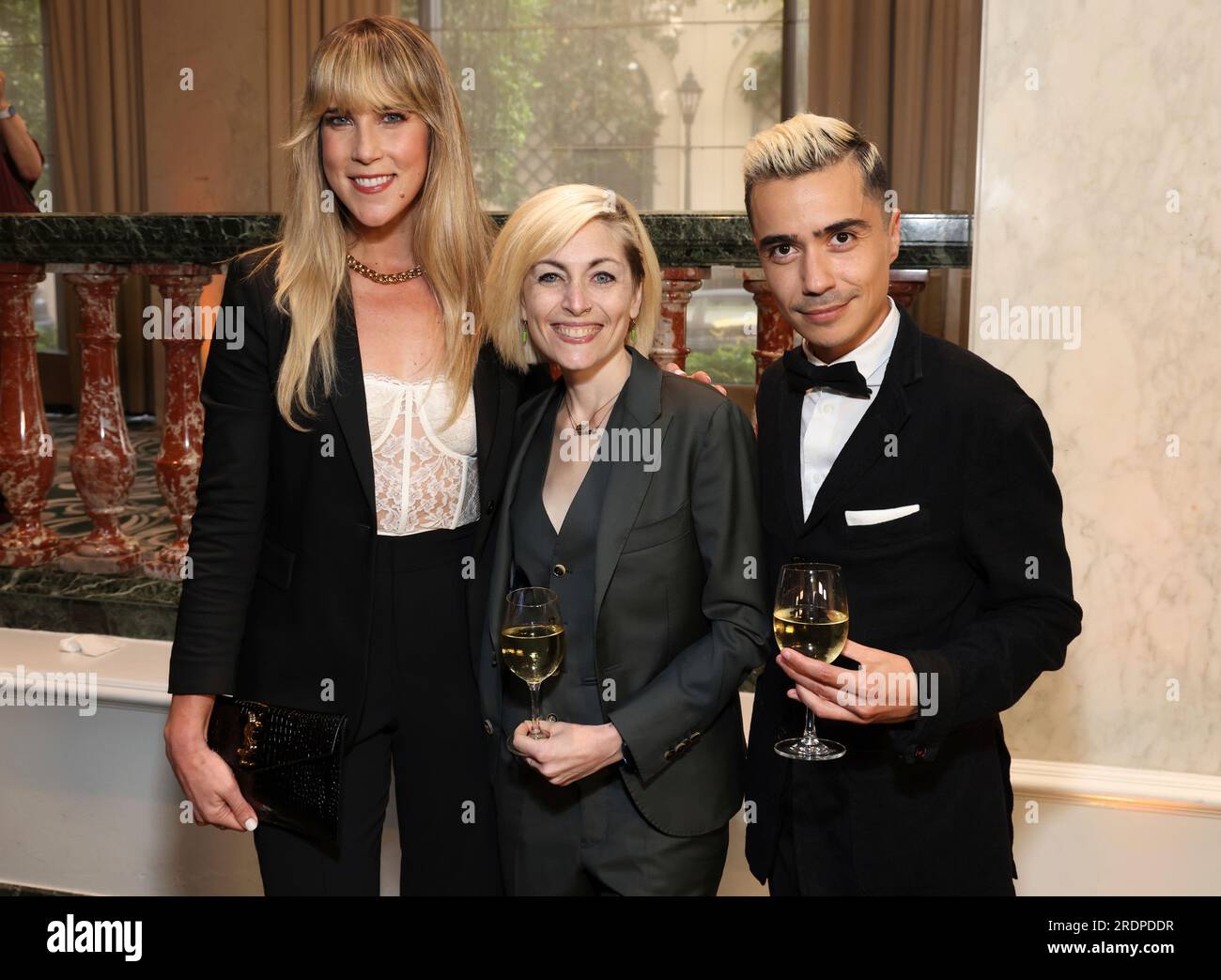 Krista Simmons, from left, Stef Ferrari and Antonio Diaz during the ...