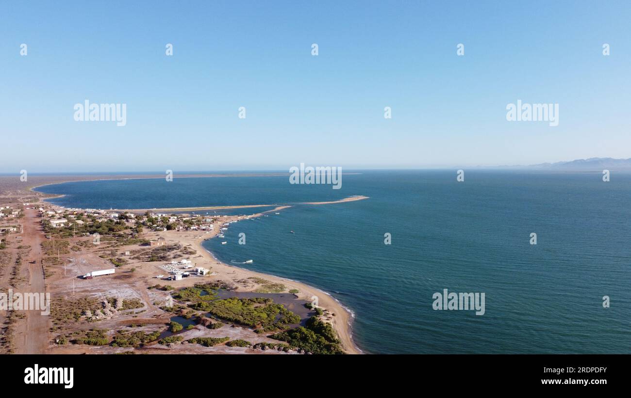 PHOTOGRAPHY WITH DRONE IN PUNTA CHUECA SONORA MEXICO Stock Photo - Alamy