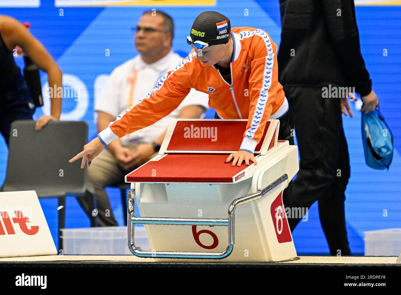 Fukuoka, Japan. 23rd July, 2023. FUKUOKA, JAPAN - JULY 23: Kim Busch of ...