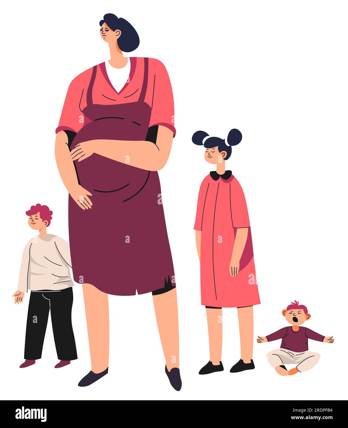 Misery mom Stock Vector Images - Alamy