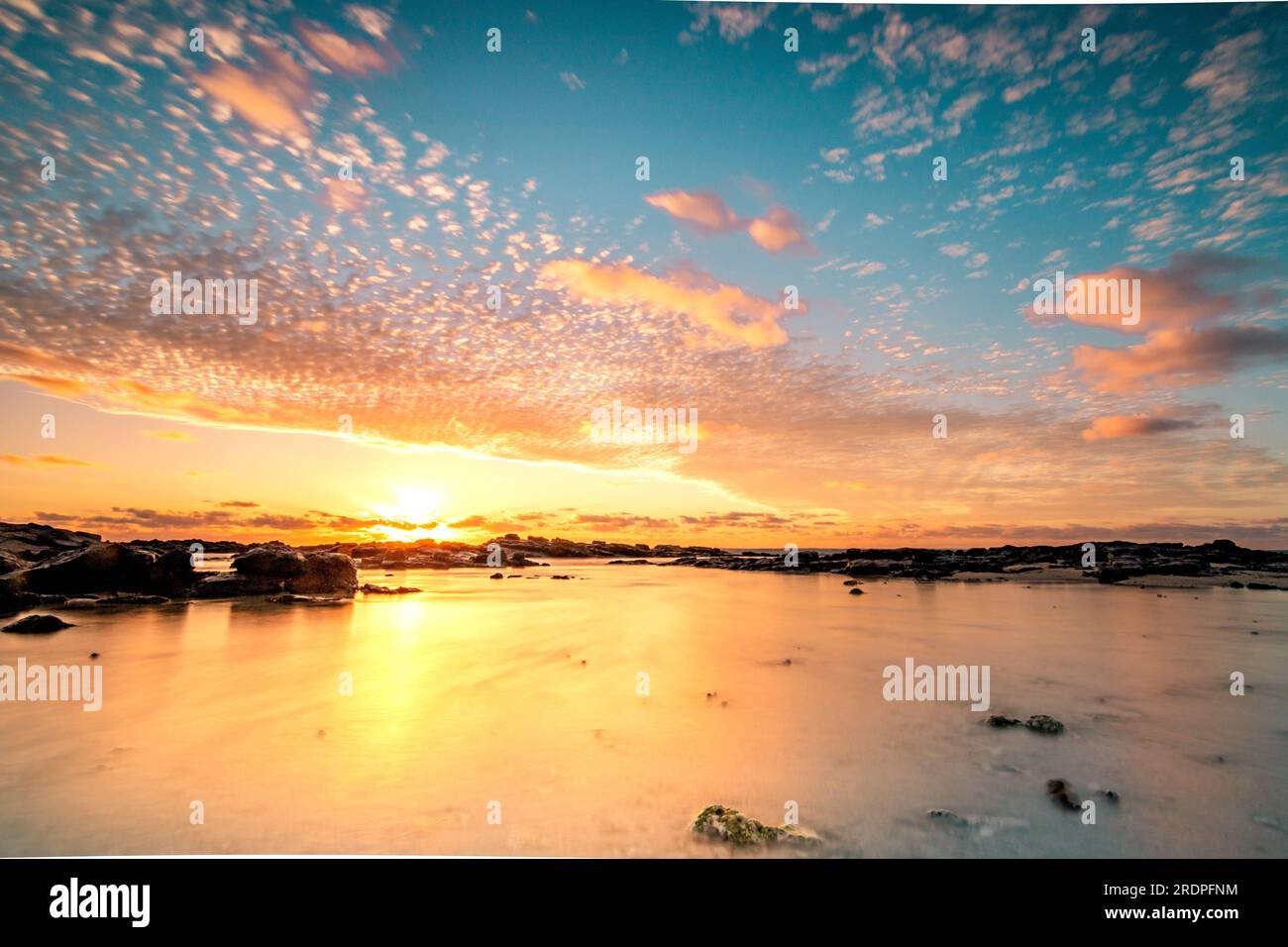 sunset on beach in Mauritius. these beautiful sunsets on such dream ...