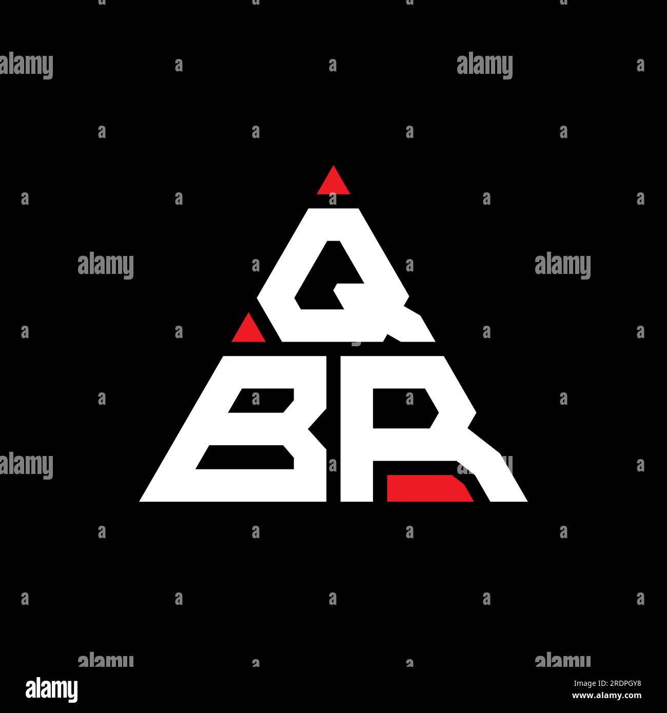 QBR triangle letter logo design with triangle shape. QBR triangle logo ... QBR triangle letter logo design with triangle shape. QBR triangle logo ...