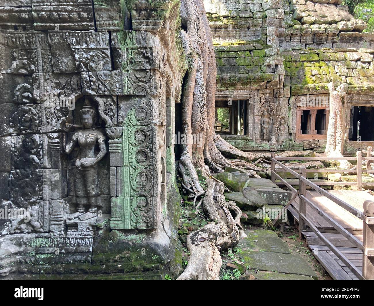 Siemreab, Cambodia. 14th July, 2022. The temple complex Ta Prohm ...