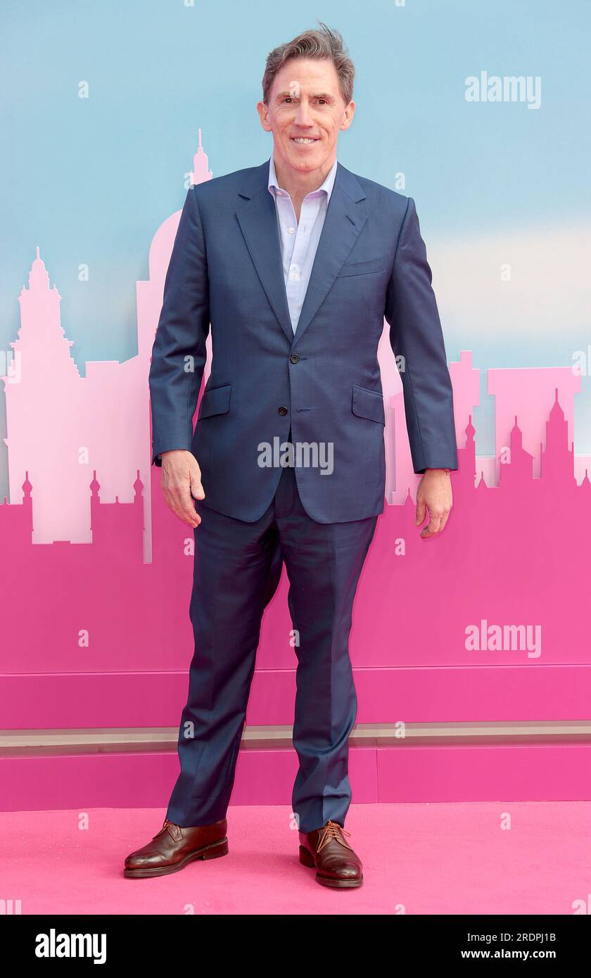 Jul 12, 2023 - London, England, UK - Rob Brydon attending the Barbie ...