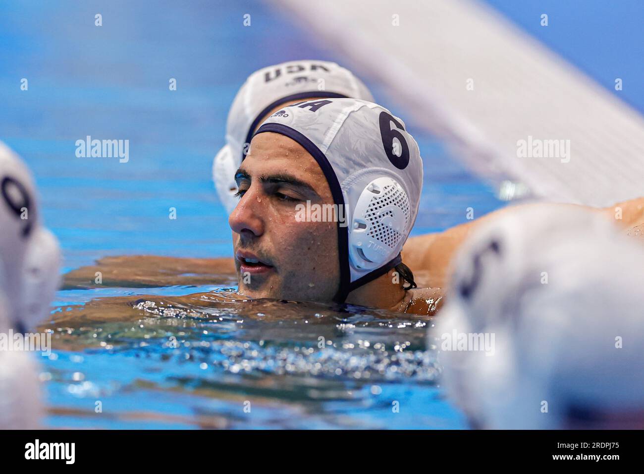 Fukuoka, Japan. 23rd July, 2023. FUKUOKA, JAPAN - JULY 23: Luca Cupido ...