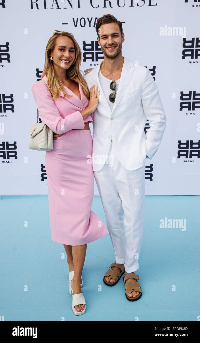 22.07.2023. Düsseldorf. Yara Line und Tobias Reuter bei der zweiten ...