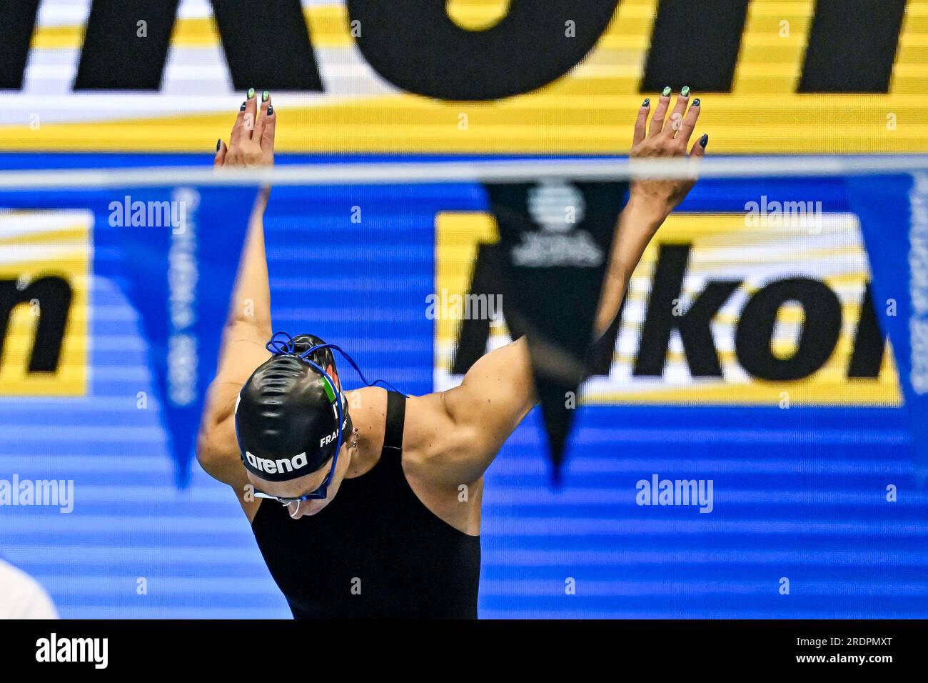 Fukuoka, Japan. 23rd July, 2023. Sara Franceschi of Italy competes in ...