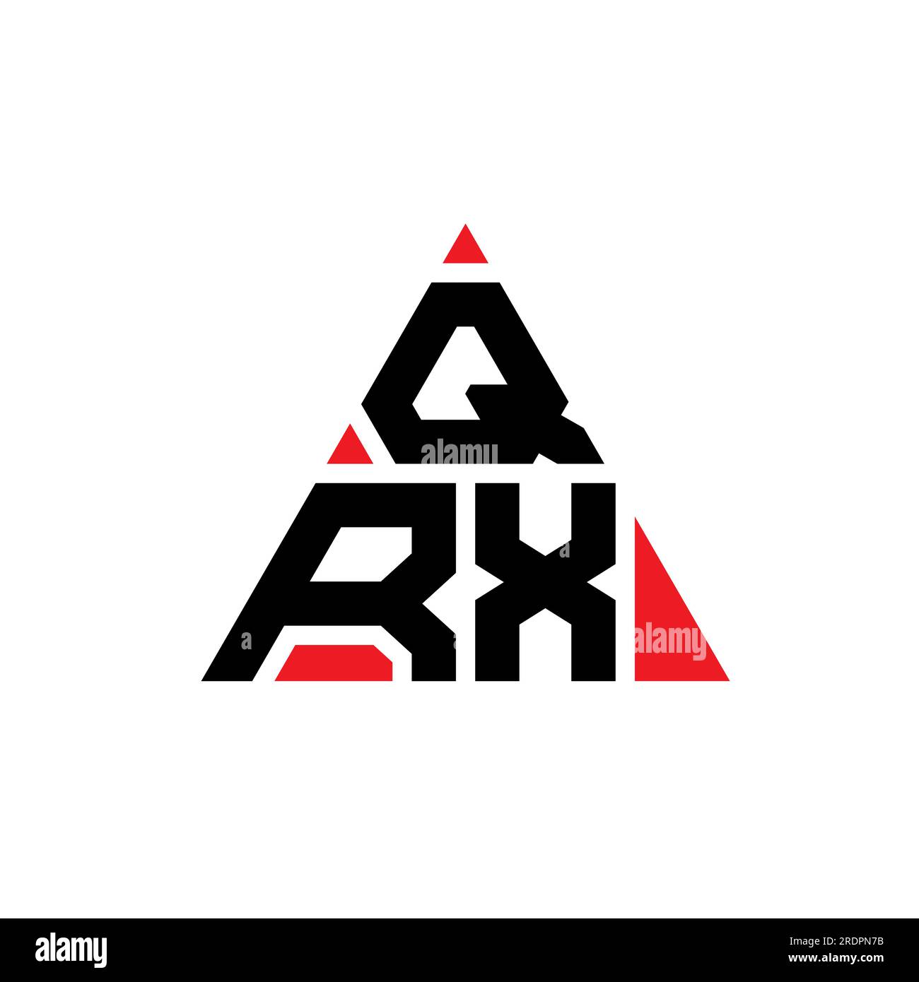 Qrx logo design hi-res stock photography and images - Alamy