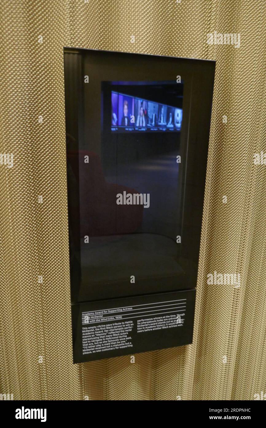 Los Angeles, California, USA 25th July 2022 Oscars Display at Academy ...