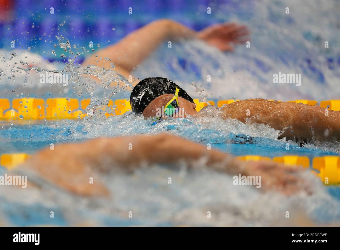 Summer McIntosh, of Canada, competes in the women's 400m freestyle heat ...
