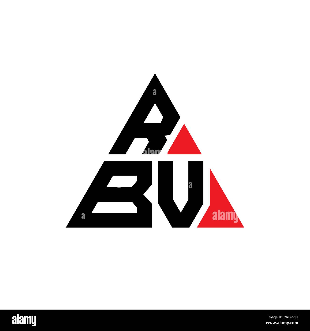 RBU triangle letter logo design with triangle shape. RBU triangle logo ...