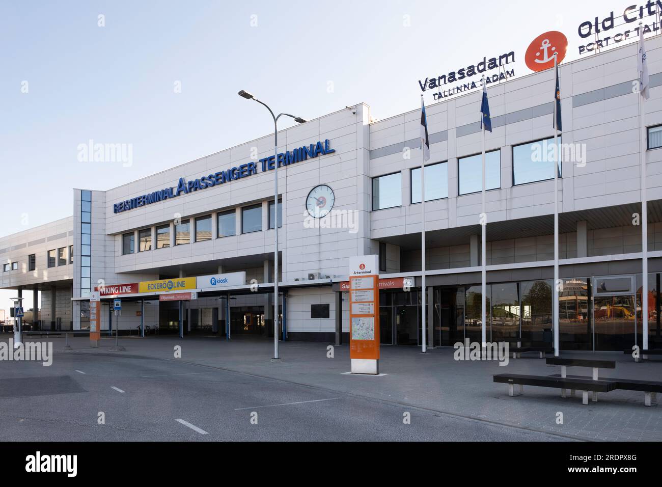 Passenger Terminal A in the Port of Tallinn, Estonia Stock Photo - Alamy