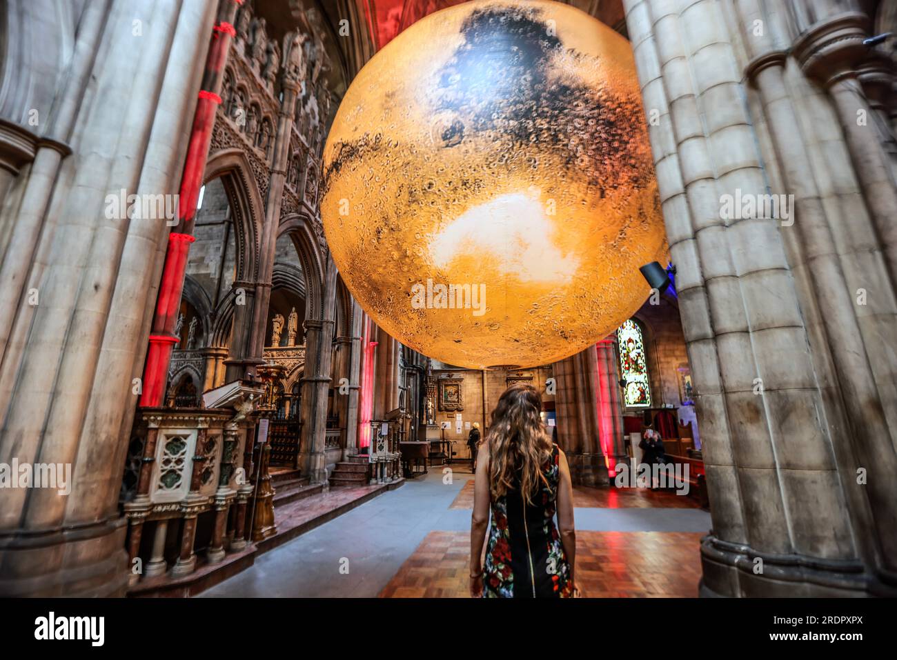 London, UK. 23rd July, 2023. Mars: War & Peace, a touring artwork by UK ...