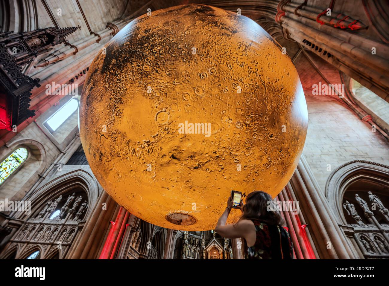 London, UK. 23rd July, 2023. Mars: War & Peace, a touring artwork by UK ...