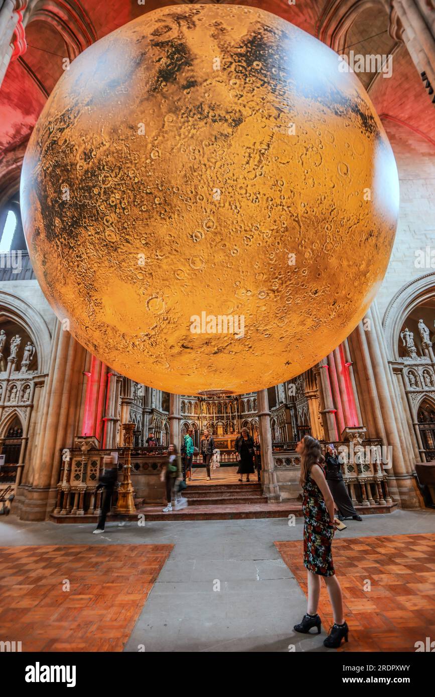 London, UK. 23rd July, 2023. Mars: War & Peace, a touring artwork by UK ...