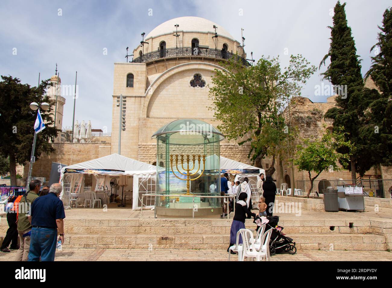 Jerusalem, Israel. April 22, 2022. The Hurva Synagogue is a historic ...