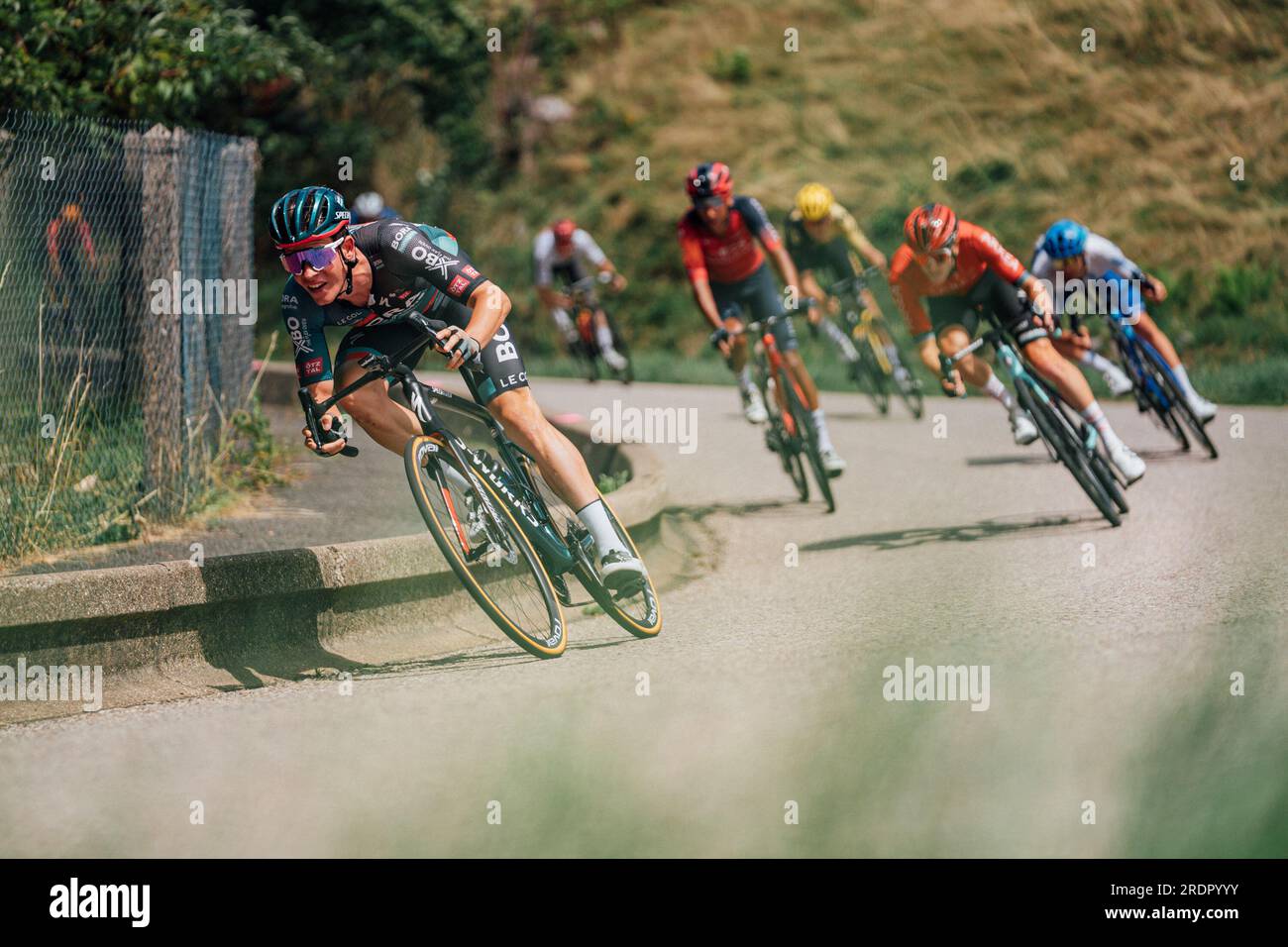 Le Markstein, France. 22nd July, 2023. Picture by Zac Williams/SWpix ...