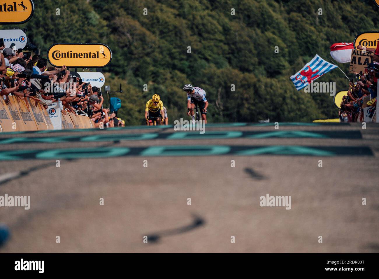 Le Markstein, France. 22nd July, 2023. Picture by Zac Williams/SWpix ...