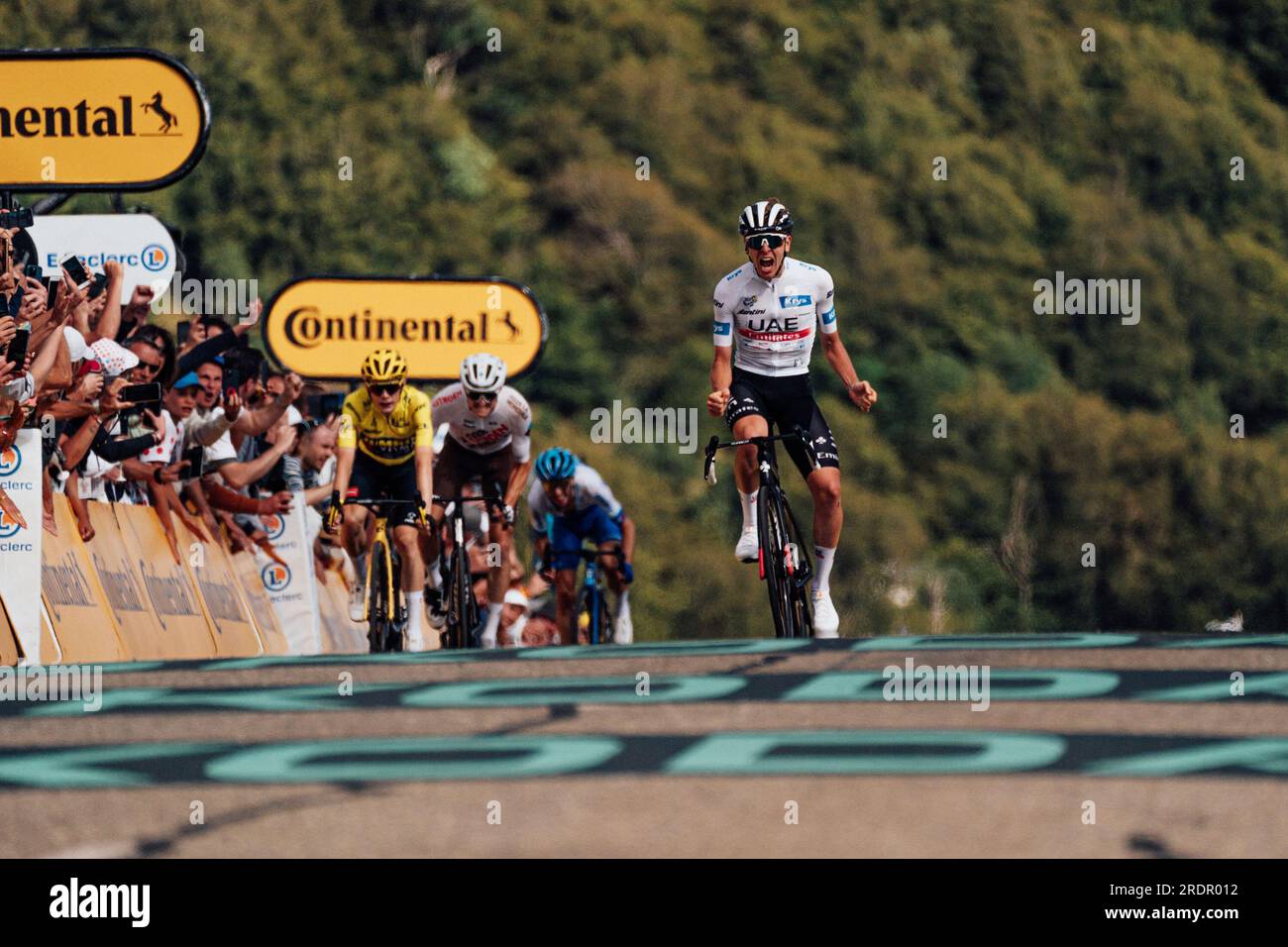Le Markstein, France. 22nd July, 2023. Picture by Zac Williams/SWpix ...