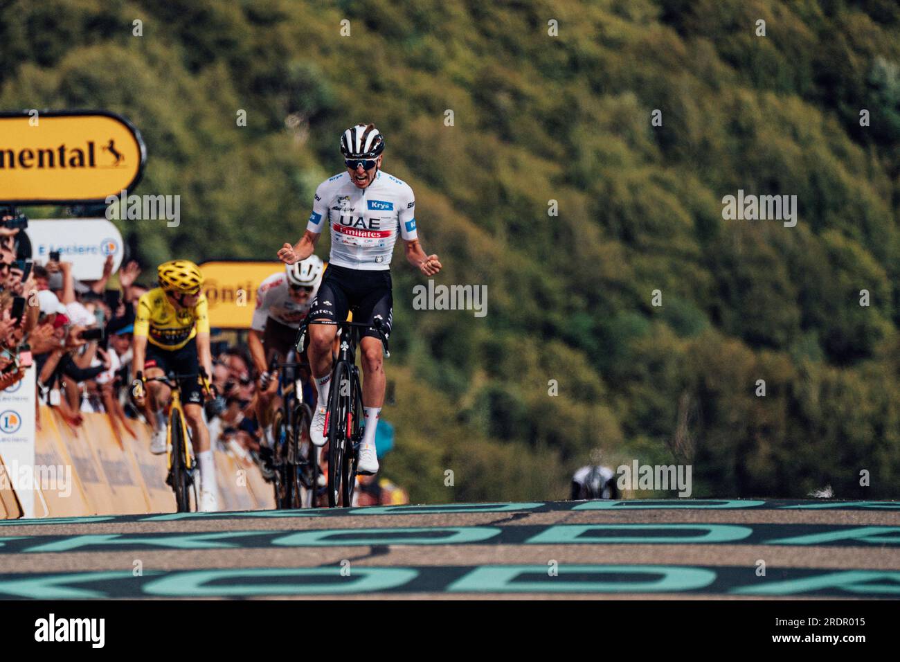 Le Markstein, France. 22nd July, 2023. Picture by Zac Williams/SWpix ...