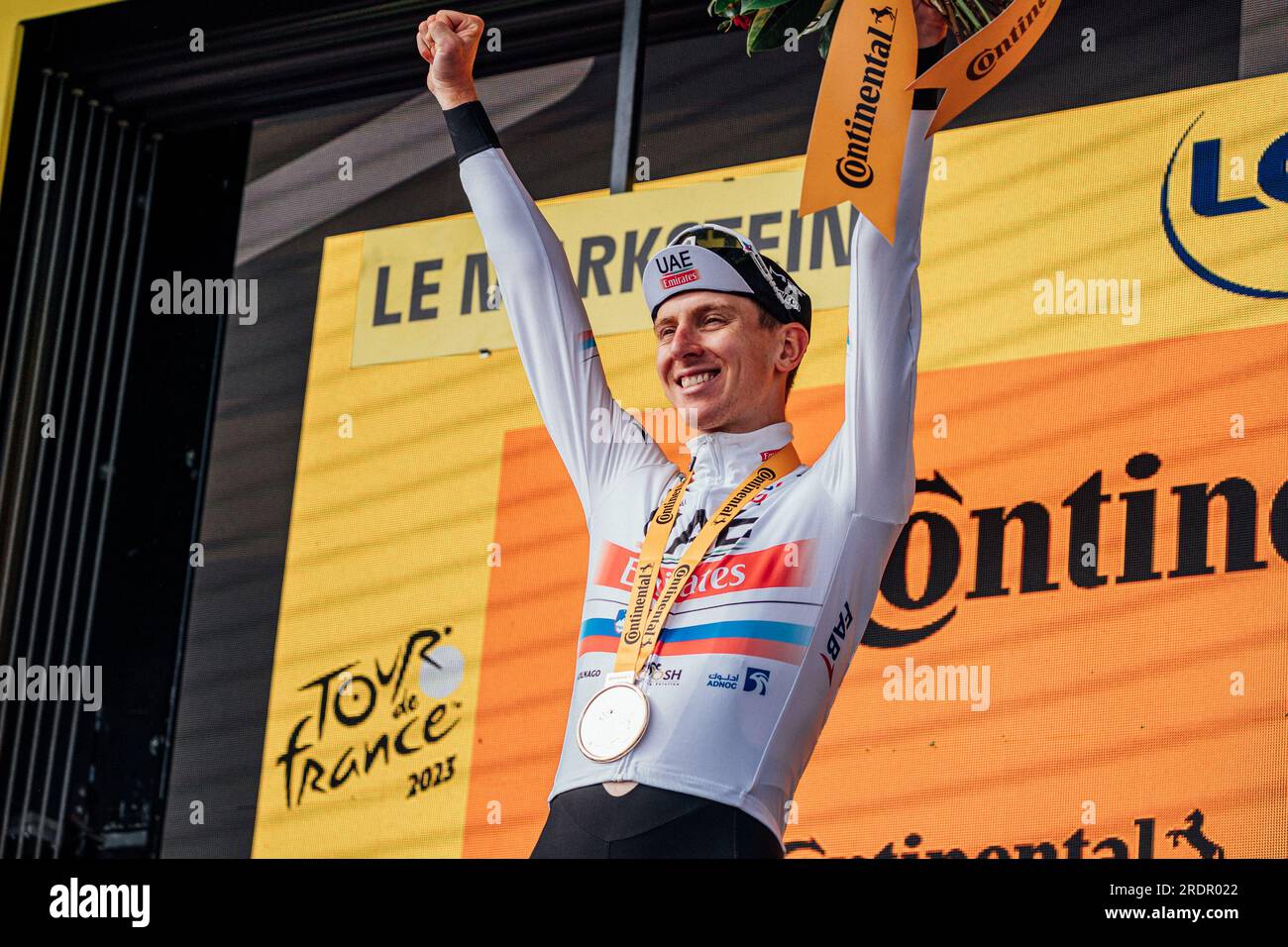 Le Markstein, France. 22nd July, 2023. Picture by Zac Williams/SWpix ...