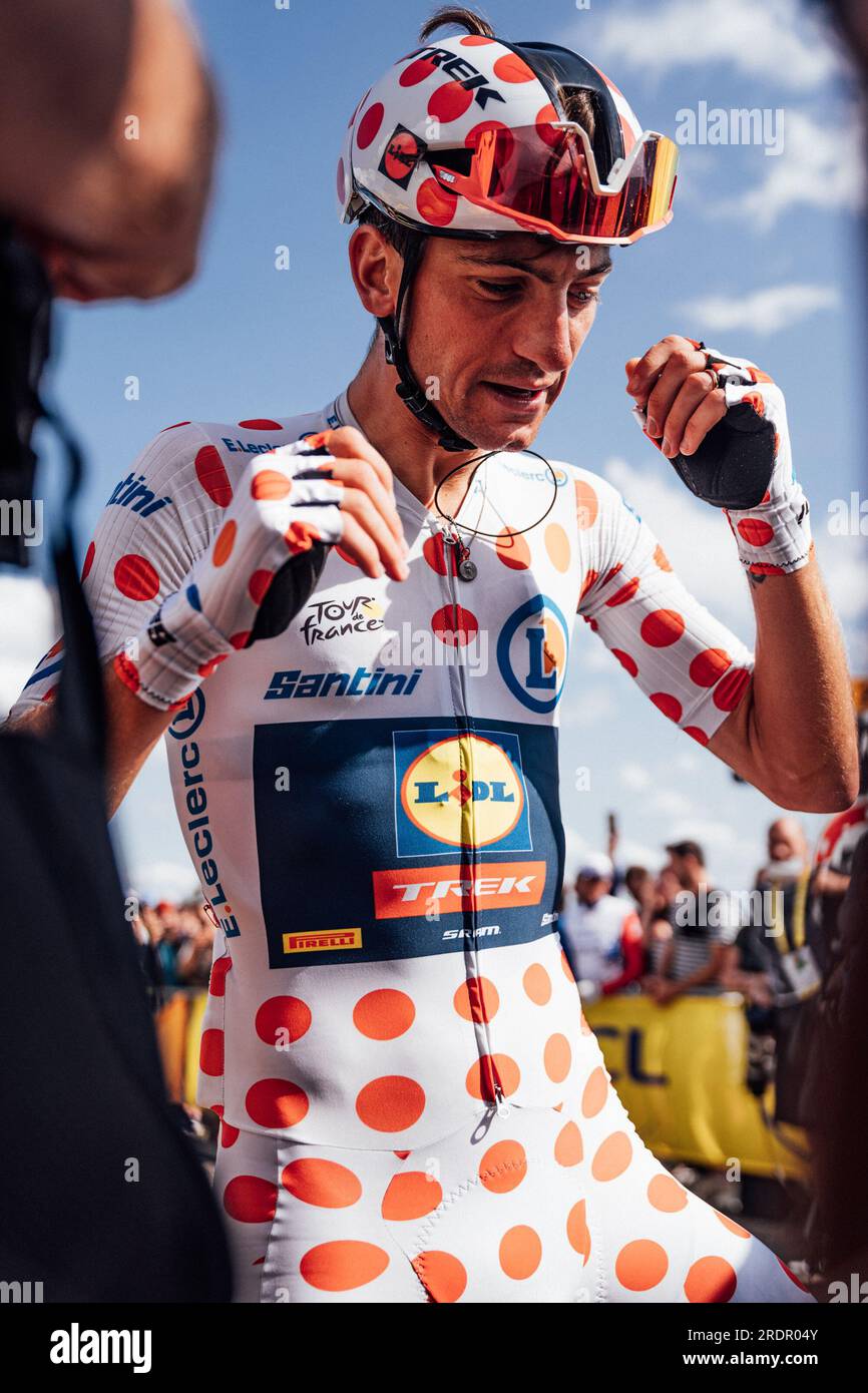 Le Markstein, France. 22nd July, 2023. Picture by Zac Williams/SWpix ...