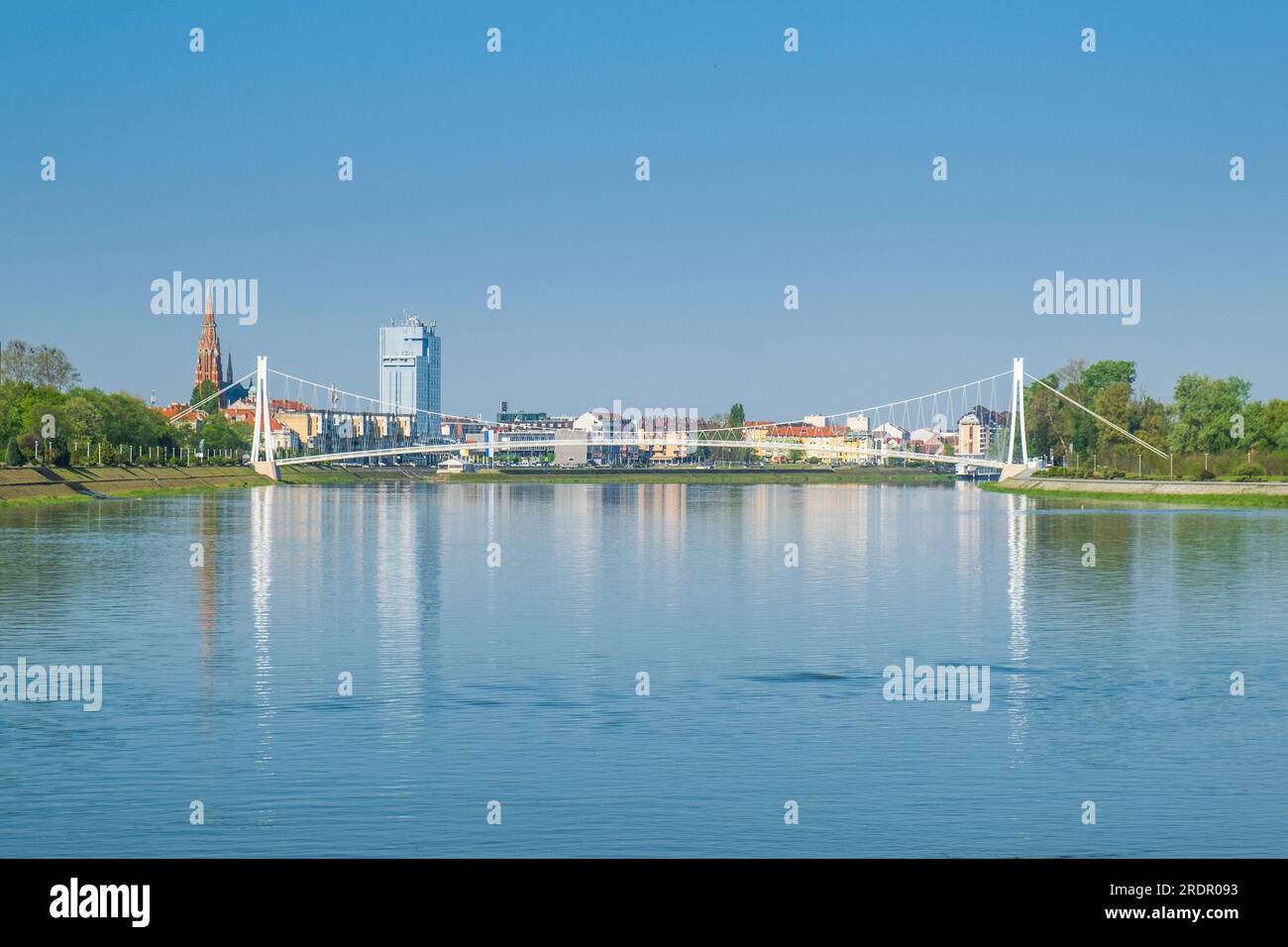 Osijek pedestrian bridge hi-res stock photography and images - Alamy