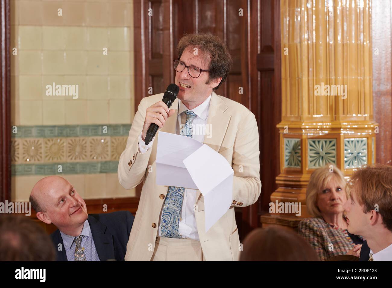 Joshua Levine; The Oldie Literary Lunch 18-07-23; Harry Mount; The ...