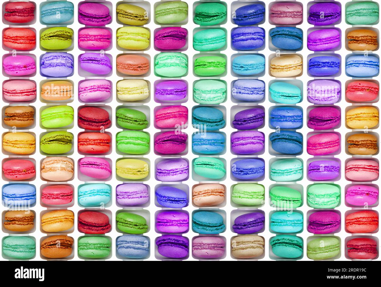 Box of macaroons Cut Out Stock Images & Pictures - Alamy