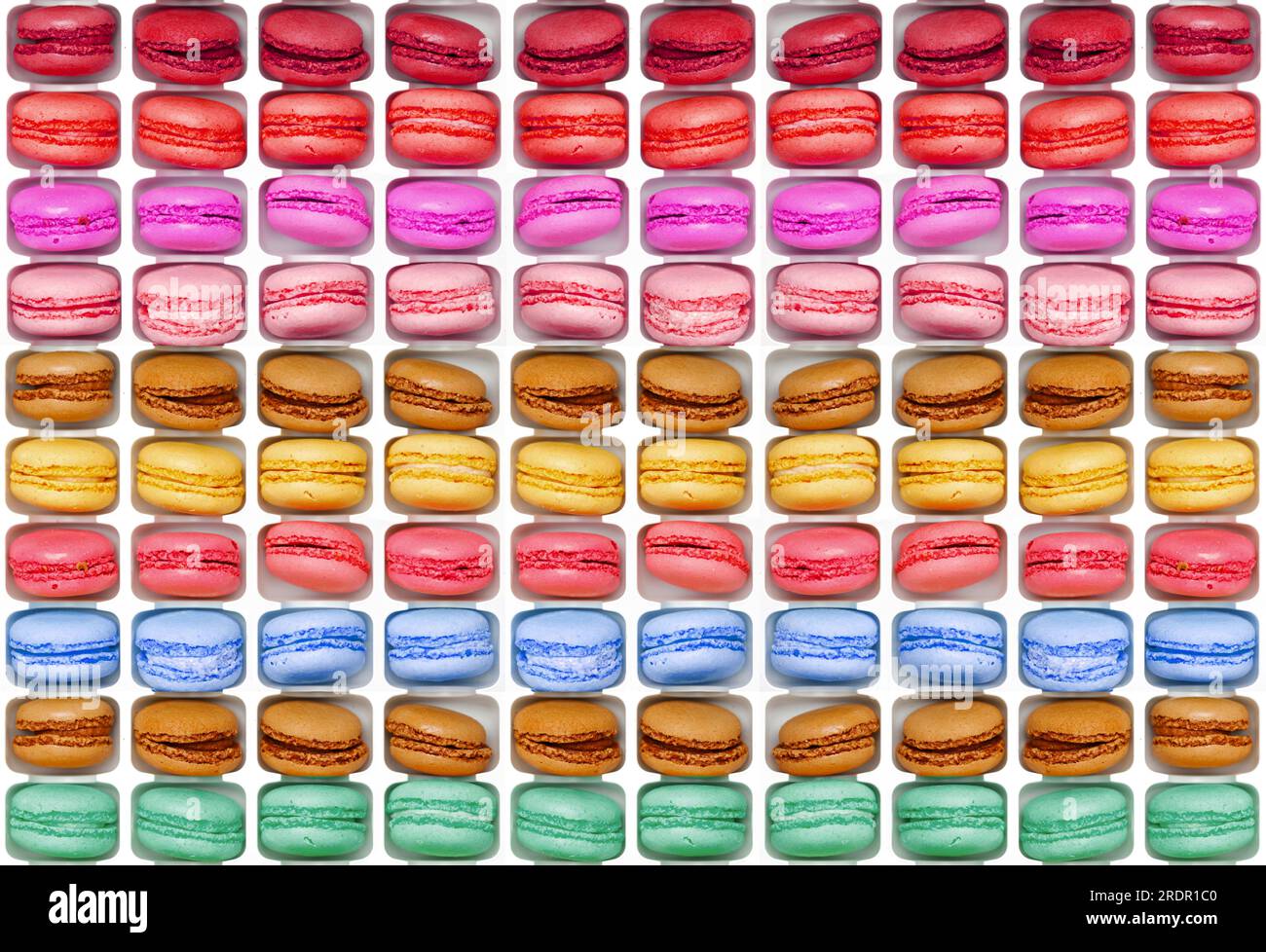 Box of macaroons Cut Out Stock Images & Pictures - Alamy