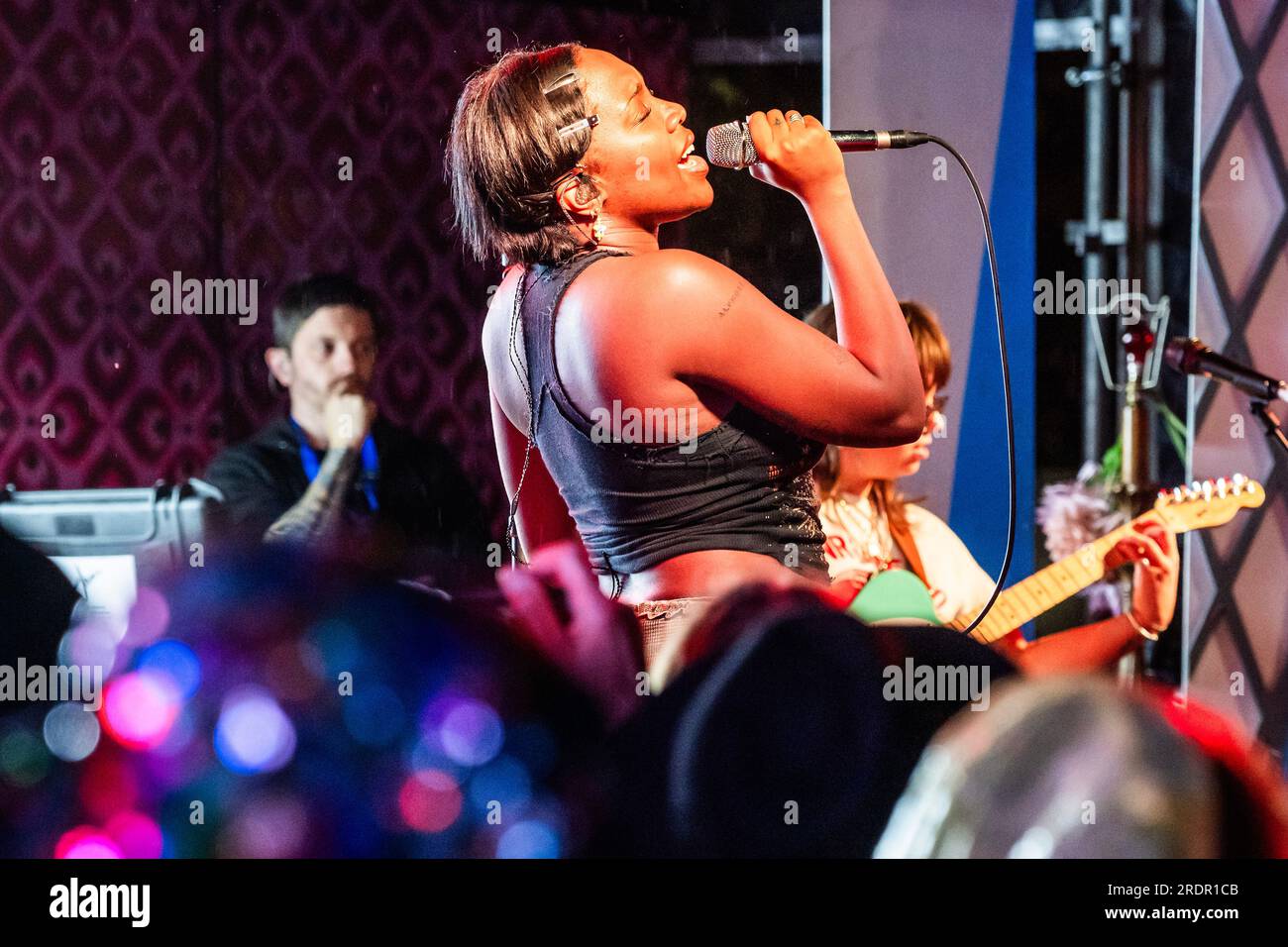 Henham Park, Suffolk, UK. 23rd July, 2023. Rachel Chinouriri plays a ...