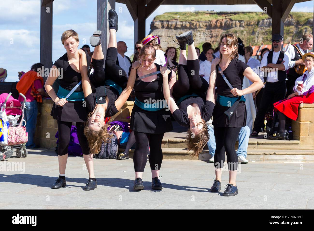 Star and Shadow traditional rapper sword dancing at the Whitby folk ...