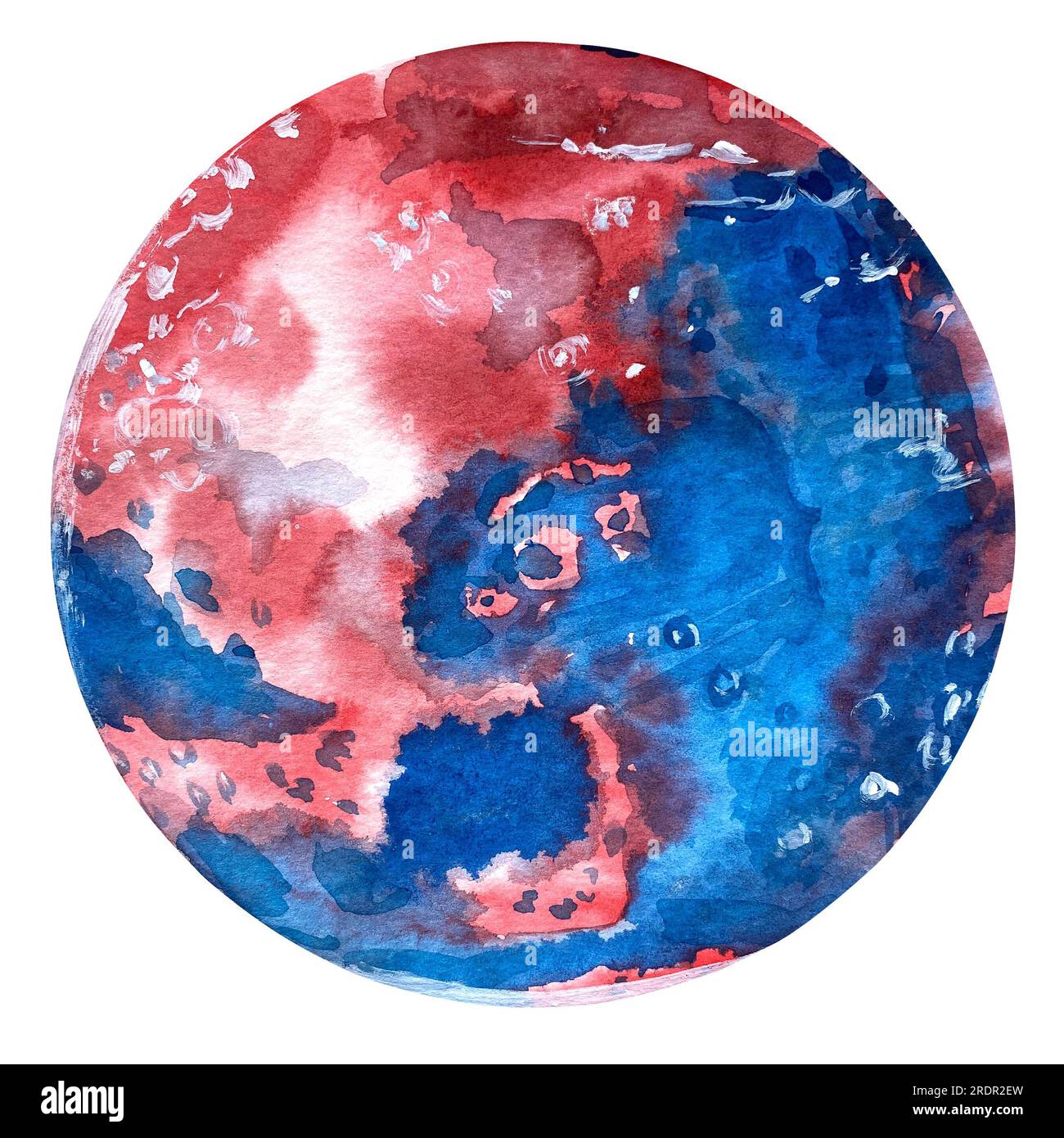 Planets of the Solar System watercolour poster set. Set of watercolor ...