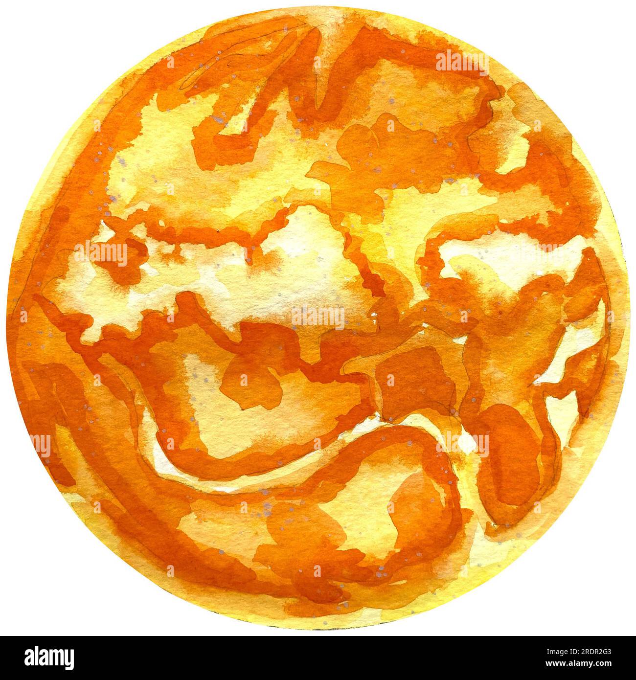 Planets of the Solar System watercolour poster set. Set of watercolor ...