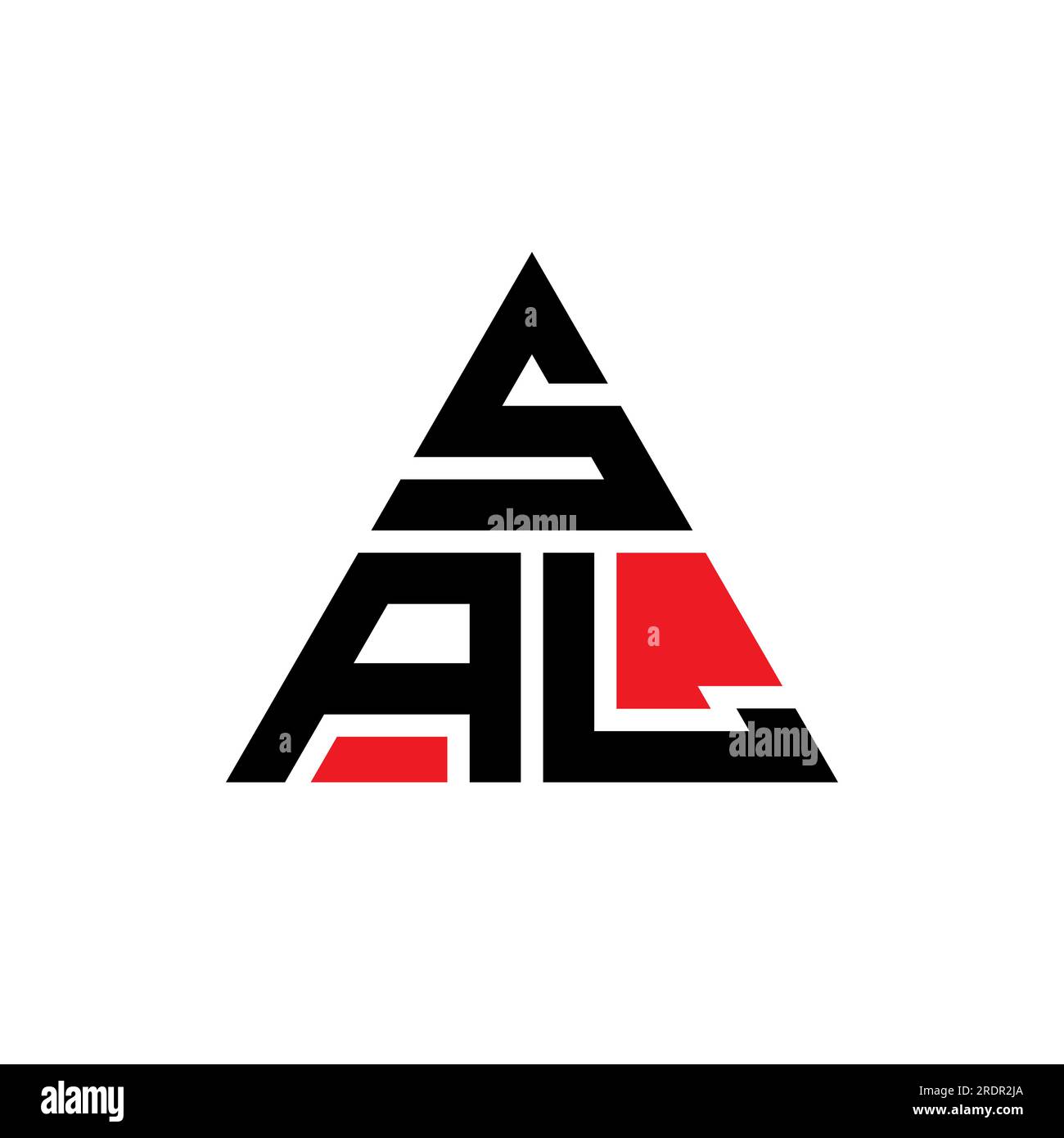 SAL triangle letter logo design with triangle shape. SAL triangle logo ...