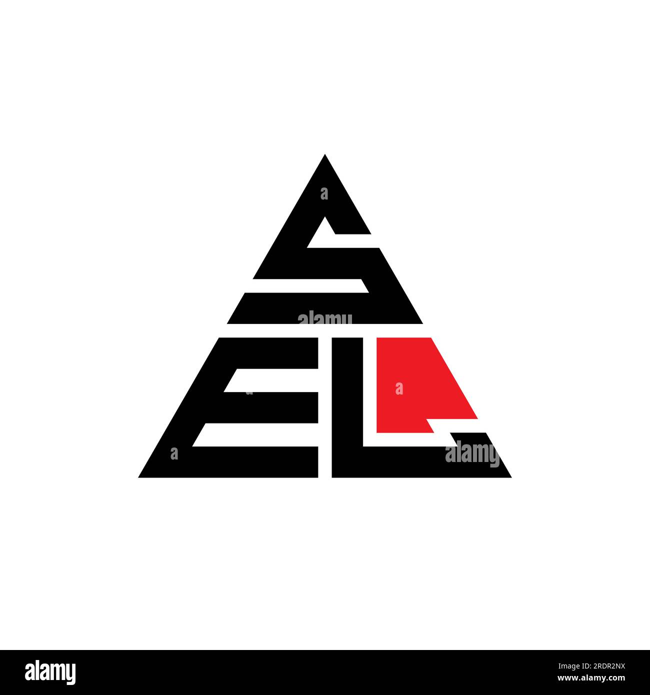SEL triangle letter logo design with triangle shape. SEL triangle logo design monogram. SEL ...