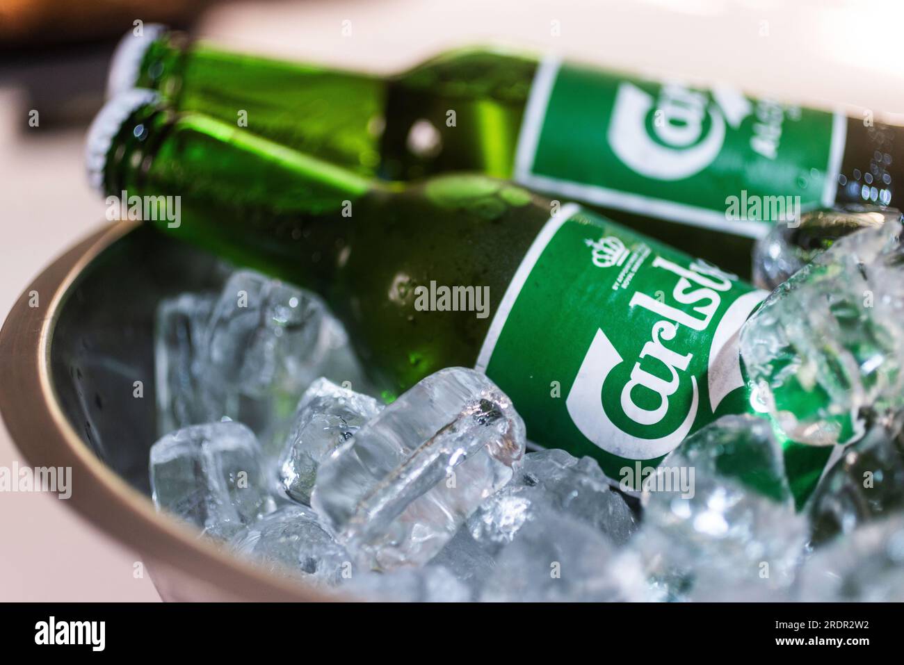 Beer from Carlsberg Stock Photo - Alamy