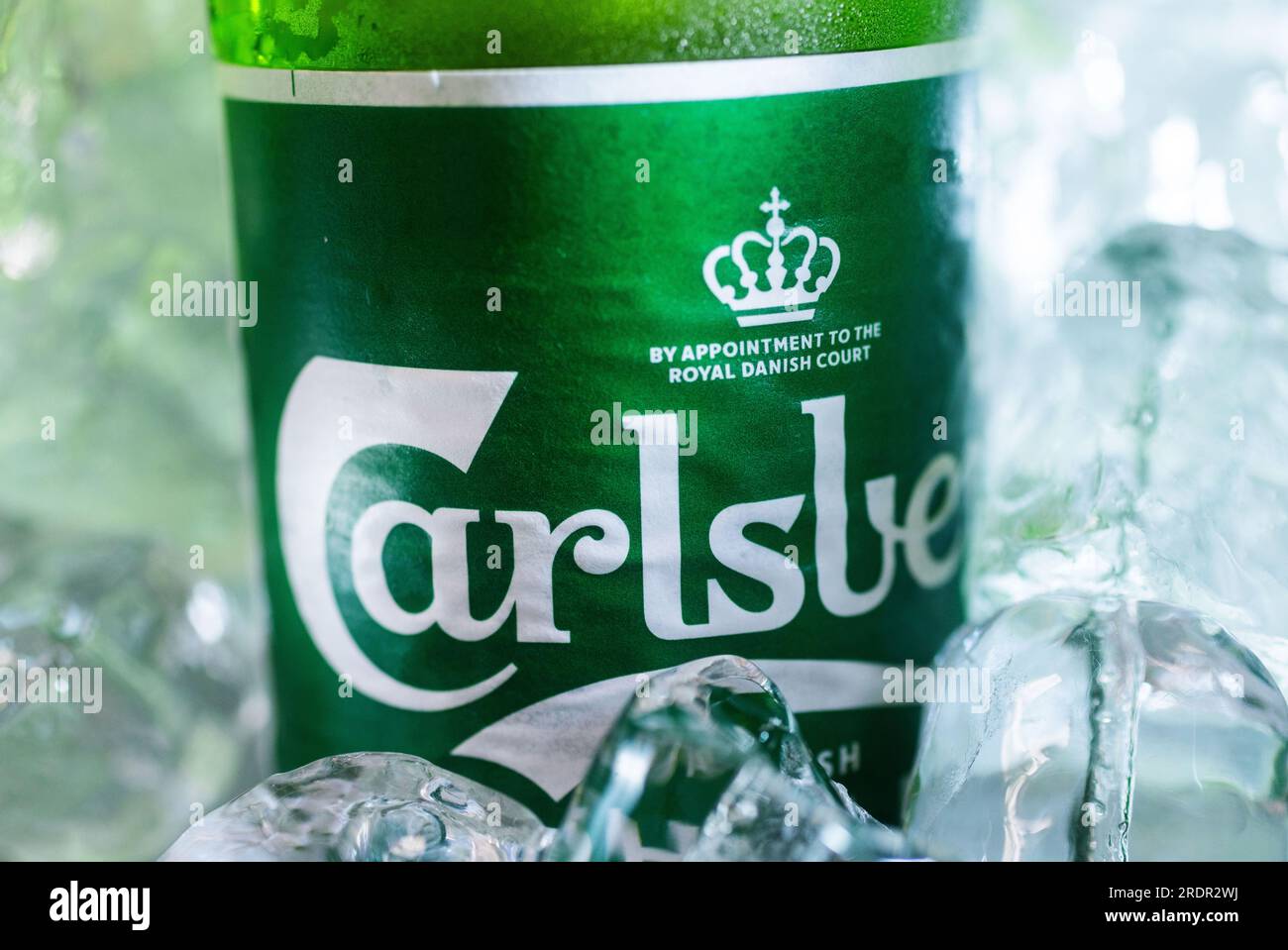 Beer from Carlsberg Stock Photo - Alamy