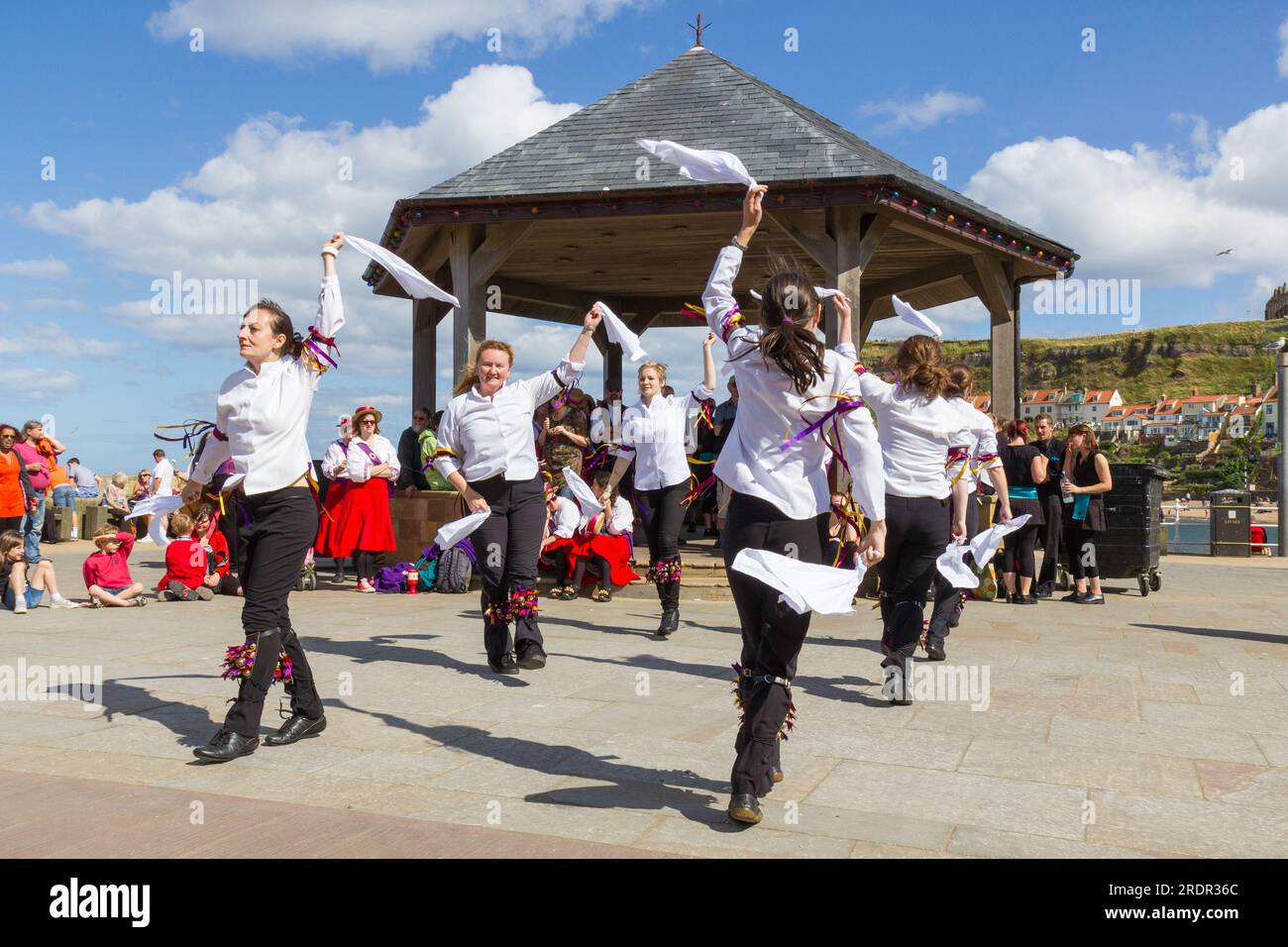 Pecsaetan Morris dancers at the Whitby folk week Stock Photo - Alamy