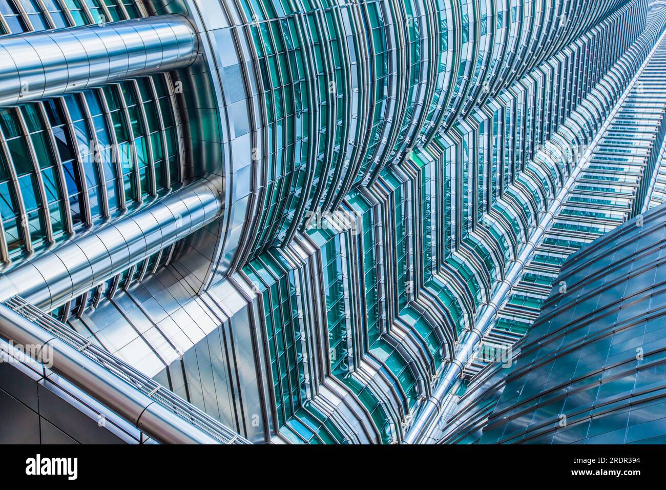 Abstract skyscraper background, The Petronas Towers, Kuala Lumpur Stock ...