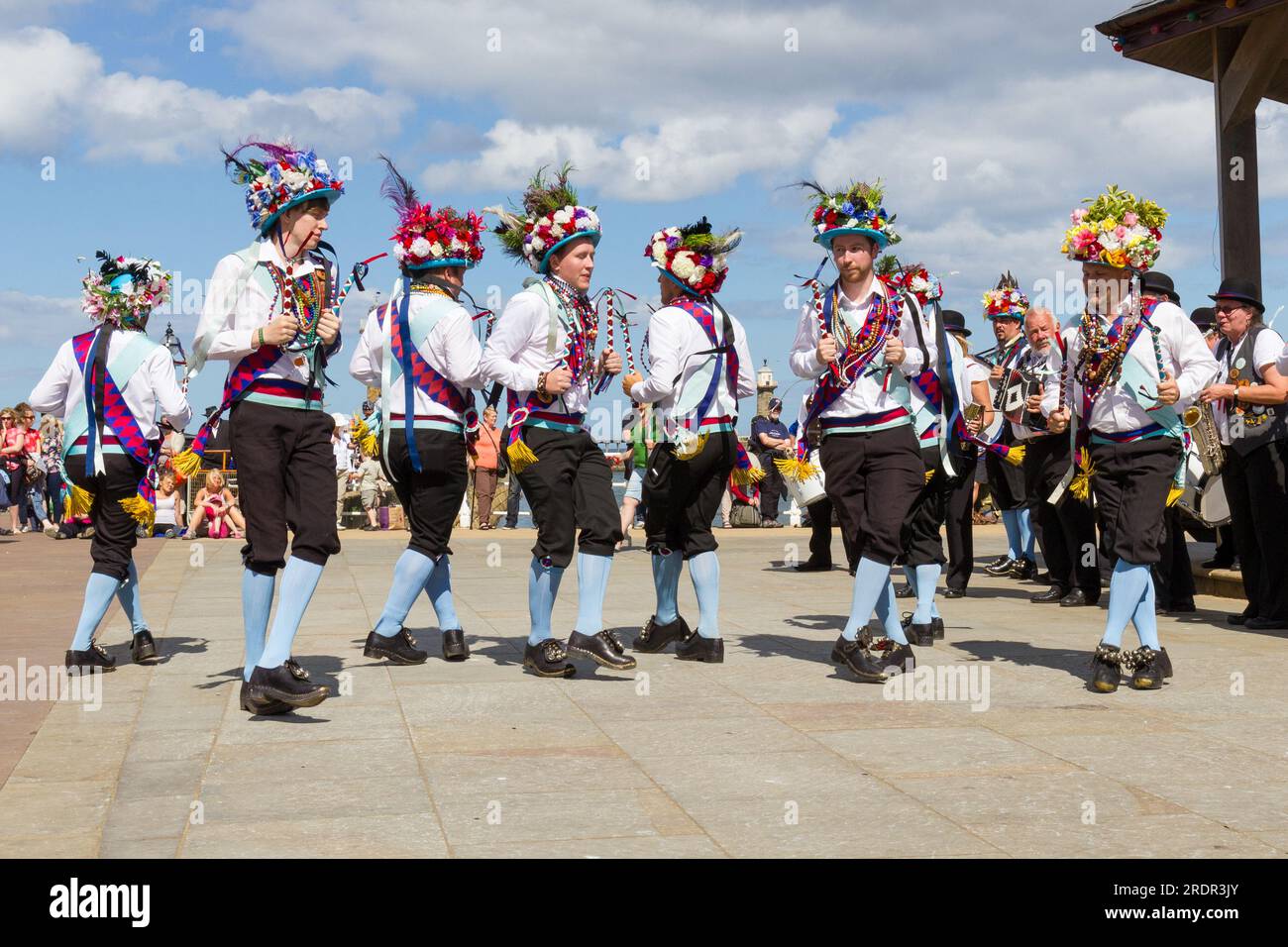 Morris dancing at the Whitby folk week Stock Photo - Alamy