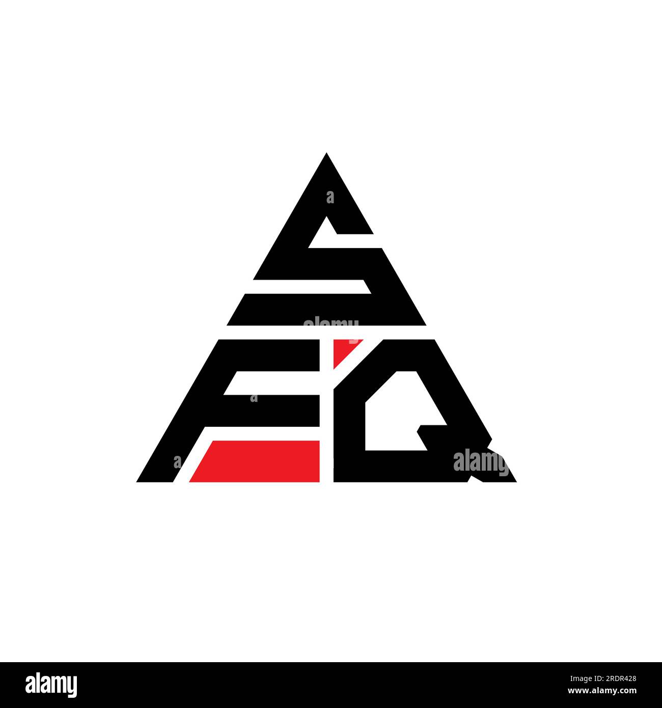 SFQ triangle letter logo design with triangle shape. SFQ triangle logo ...