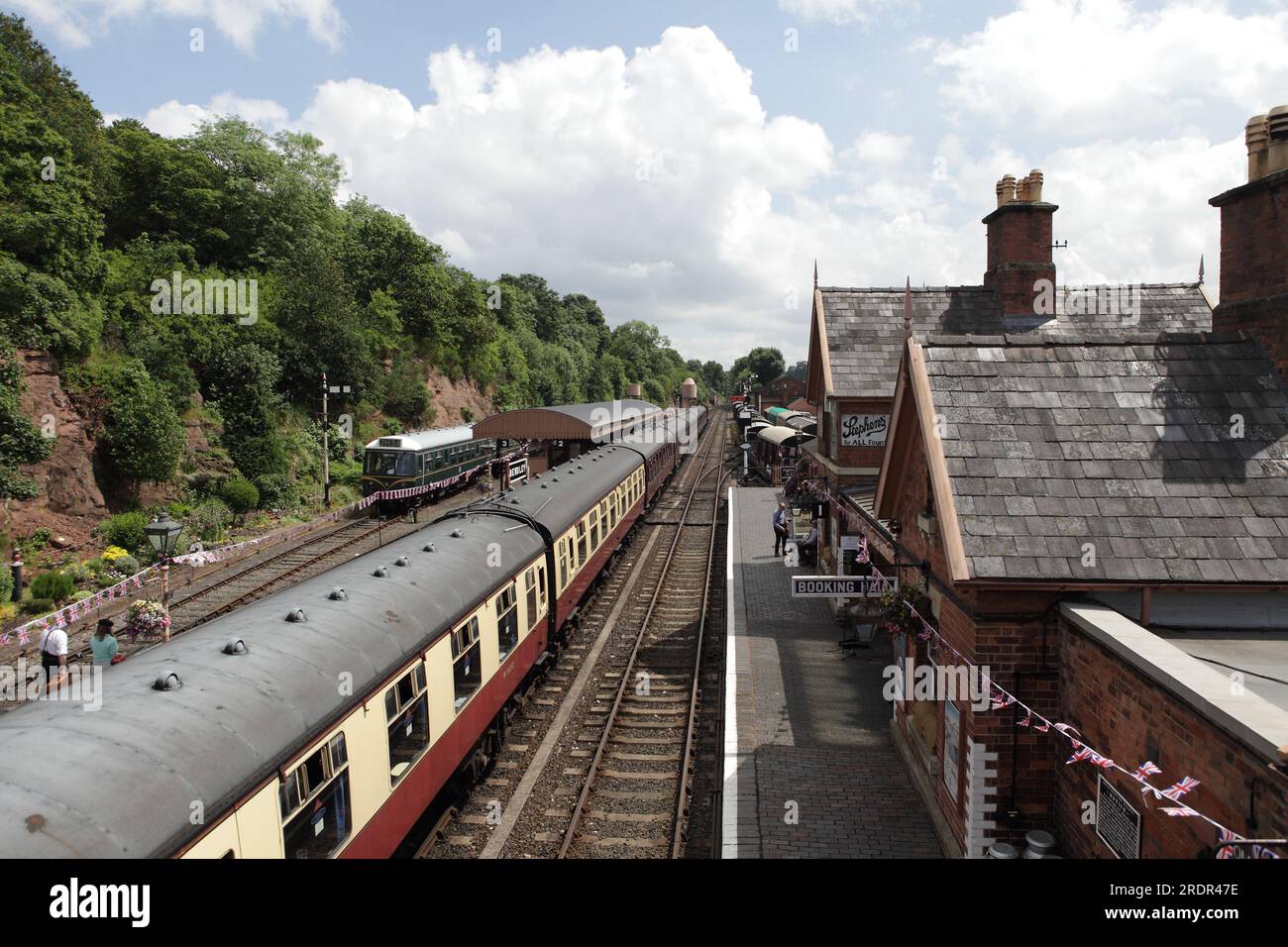 Wartime event heritage railway hi-res stock photography and images - Alamy