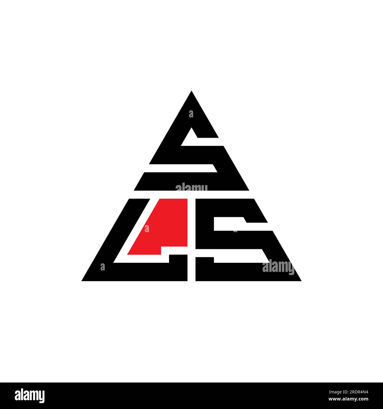 SLS triangle letter logo design with triangle shape. SLS triangle logo design monogram. SLS ...