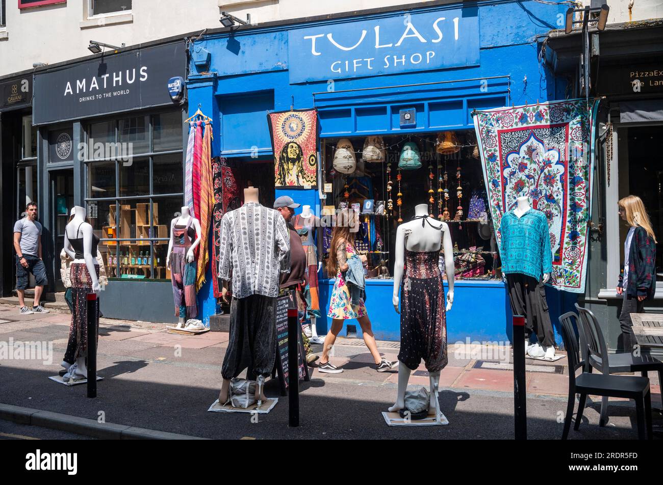 Brighton Views , Sussex , England , UK - Fashion and gift shops in The ...