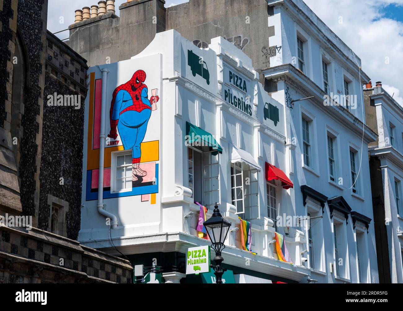 Spiderman mural hi-res stock photography and images - Alamy