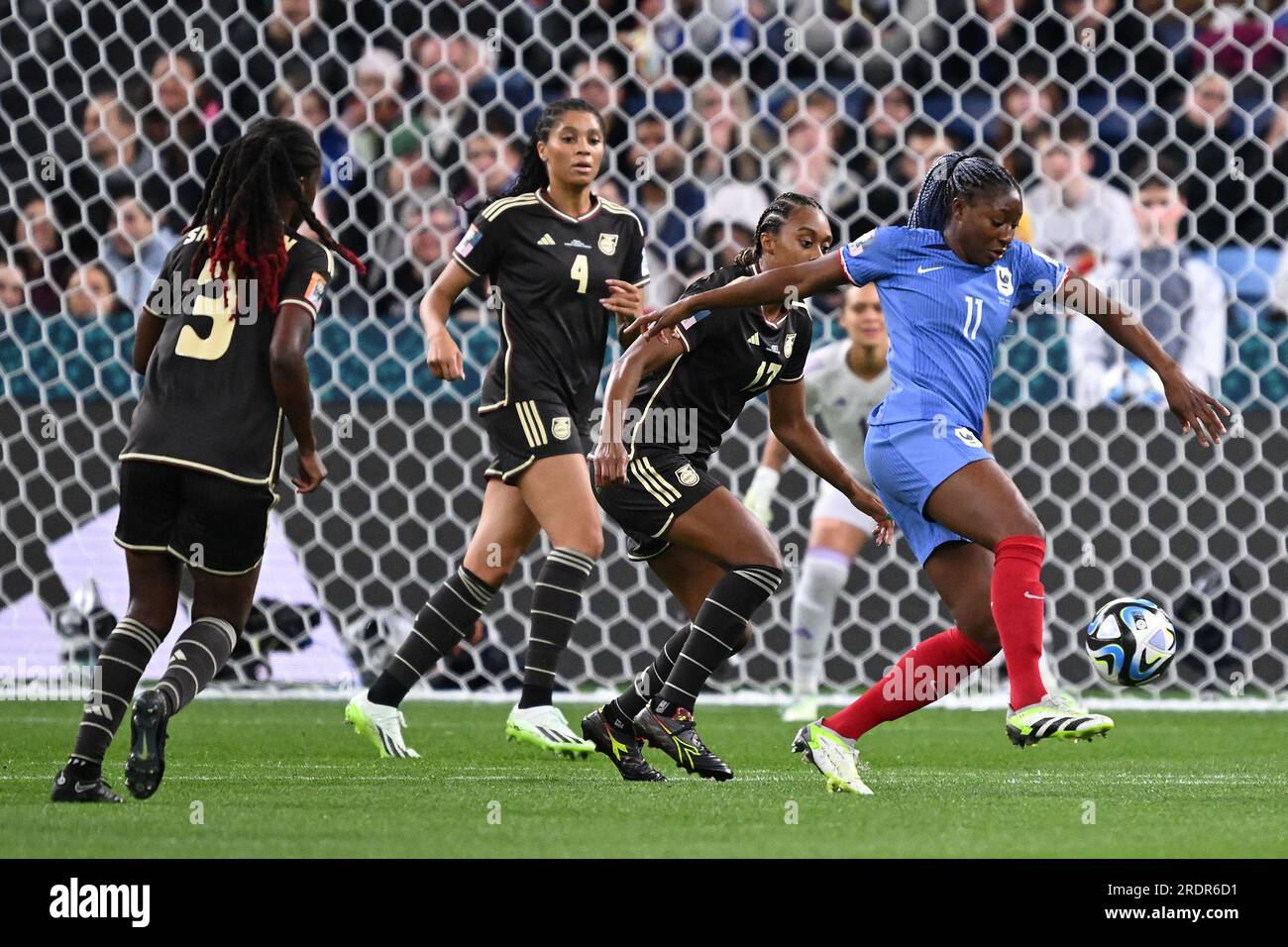 Sydney, Australia. 23rd July, 2023. Kadidiatou Diani of France (right ...