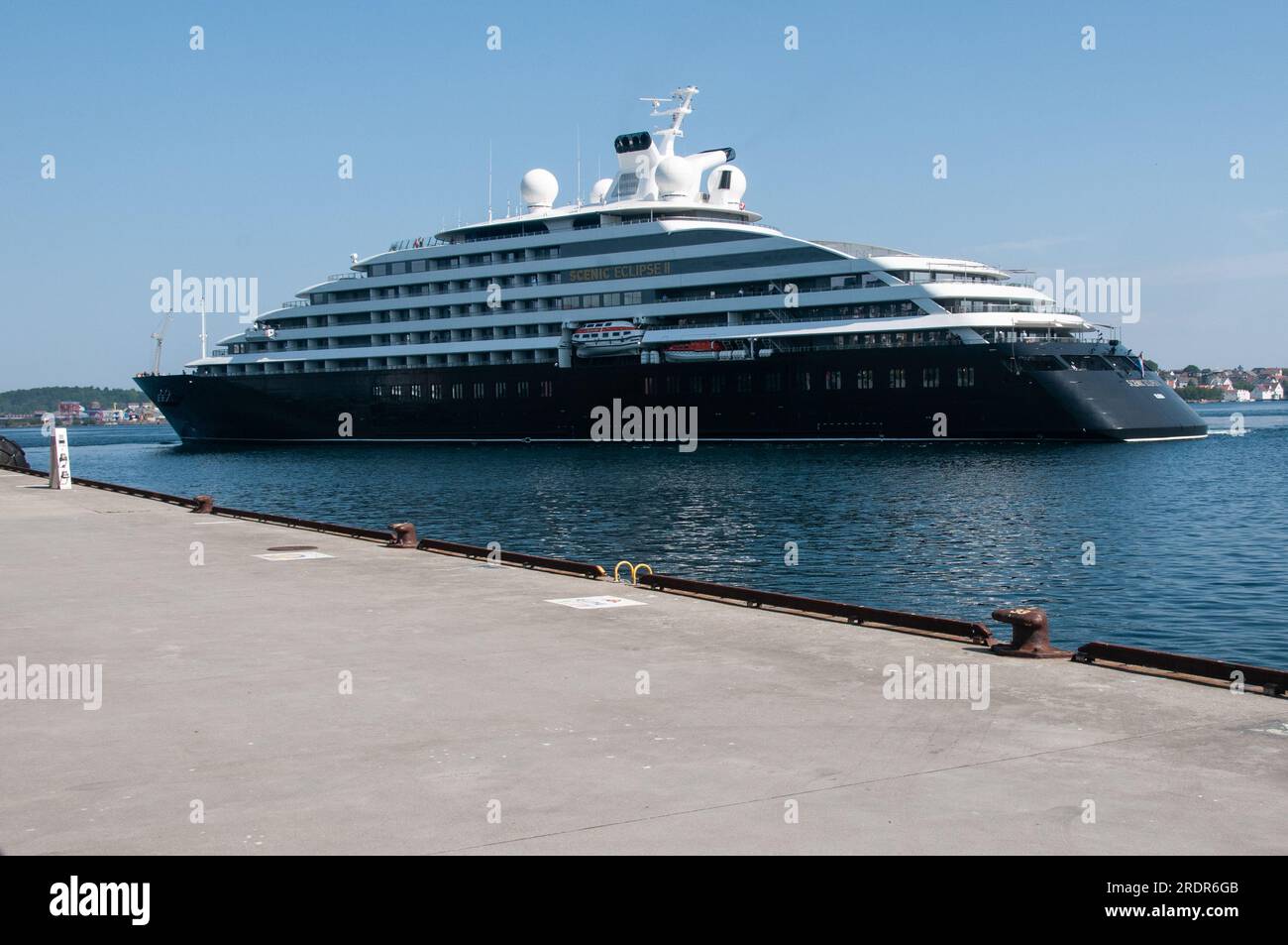 Around Stavanger - Scenic Eclipse 2 arriving in Stavanger Stock Photo ...