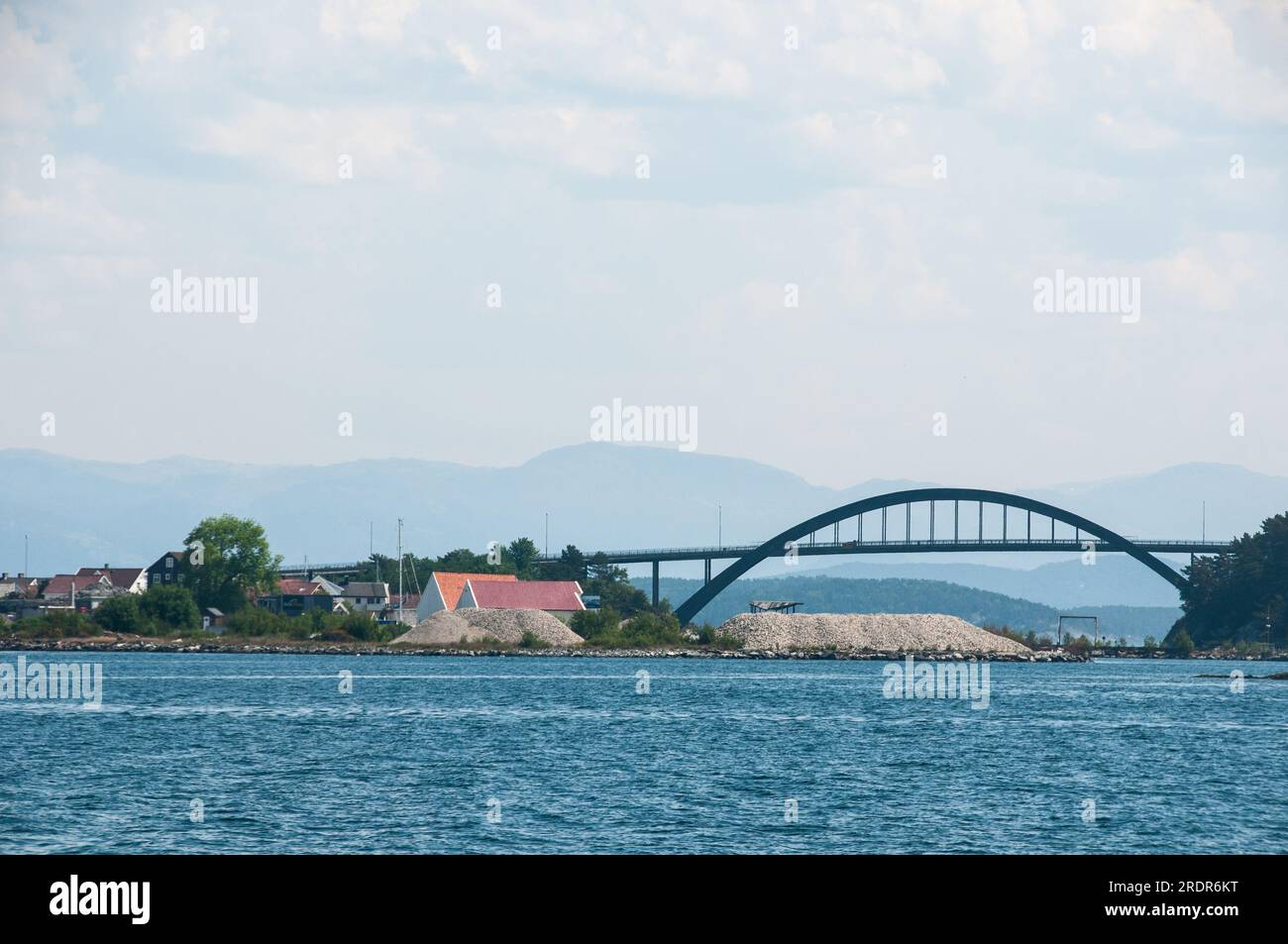 Around Stavanger - Parabolic road bridge Stock Photo - Alamy